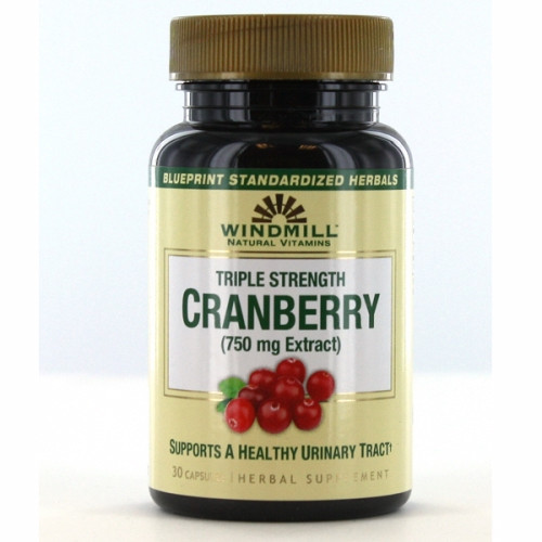 Triple Strength Cranberry 750 mg 30 Tabs By Windmill Health | eBay