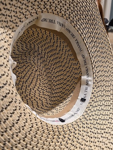 Ivanka Trump Sun Hat - With Red Braided Ribbon.. Excellent Condition ...
