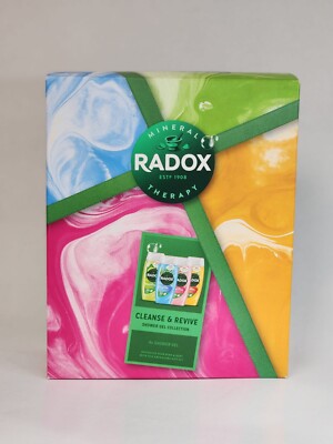 Radox 4x Shower Gel Set Cleanse & Revive Bathing Liquid Soap Collection ...