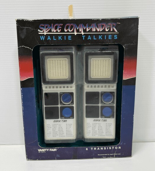 Vintage Space Commander Walkie Talkies, NIB | eBay