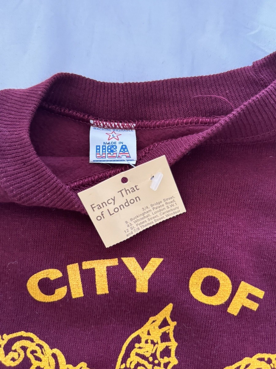 NWT Vintage 80s City Of London England Graphic Crewneck NWT Vintage 80s City Of London England Graphic Crewneck