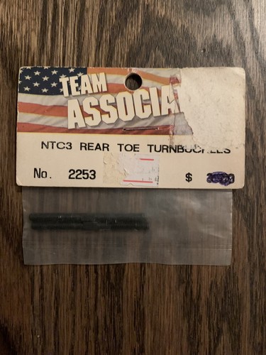 Team Associated NTC3 Rear Toe Turnbuckles, Ver. 1, M3x10 mm/0.375 in ...