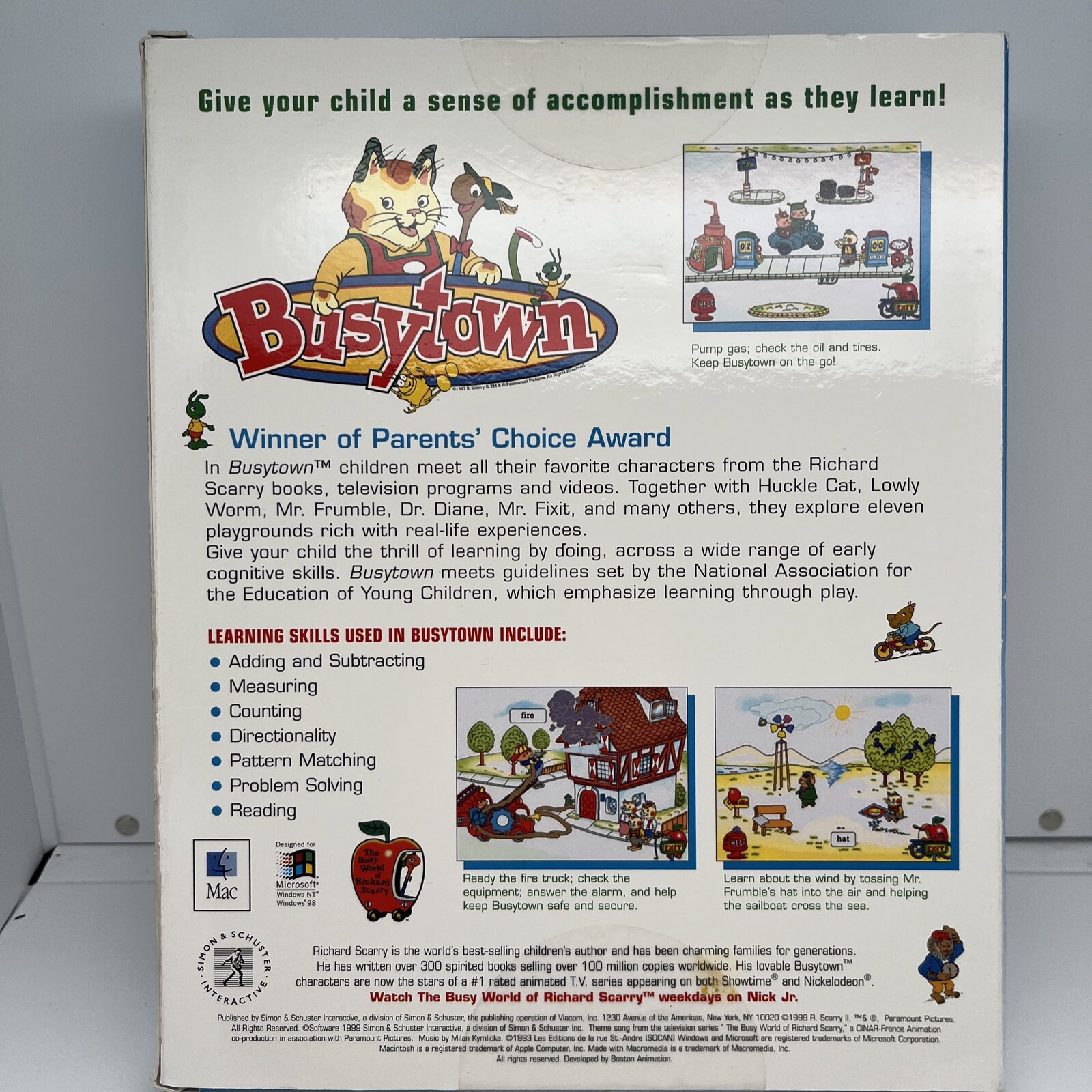 Richard Scarry's Busytown 2000 by Richard Scarry (1999, CD-ROM) for ...
