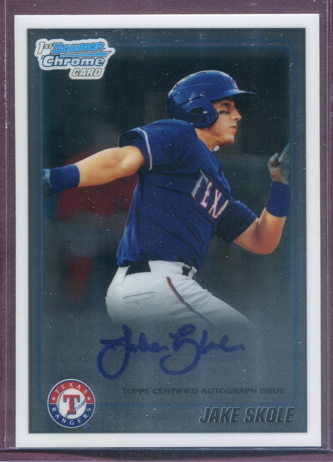 JAKE SKOLE ~ 2010 Bowman Chrome Draft Prospect Autographs #BDPP91 AUTO ...