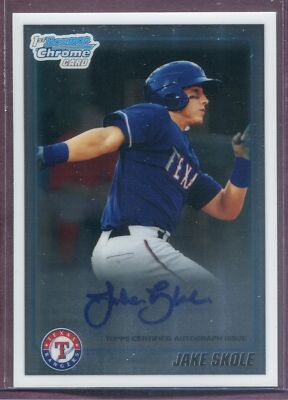 JAKE SKOLE ~ 2010 Bowman Chrome Draft Prospect Autographs #BDPP91 AUTO ...