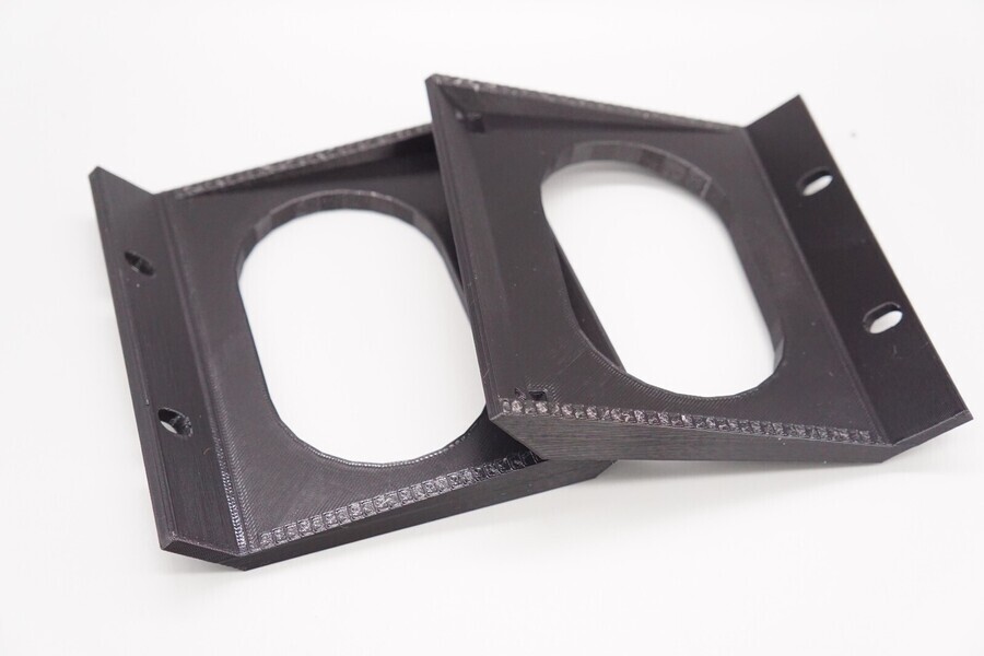 Recessed Rack Ears for Behringer Mixers XR16 XR18 SD18 Midas MR16 MR18 ...