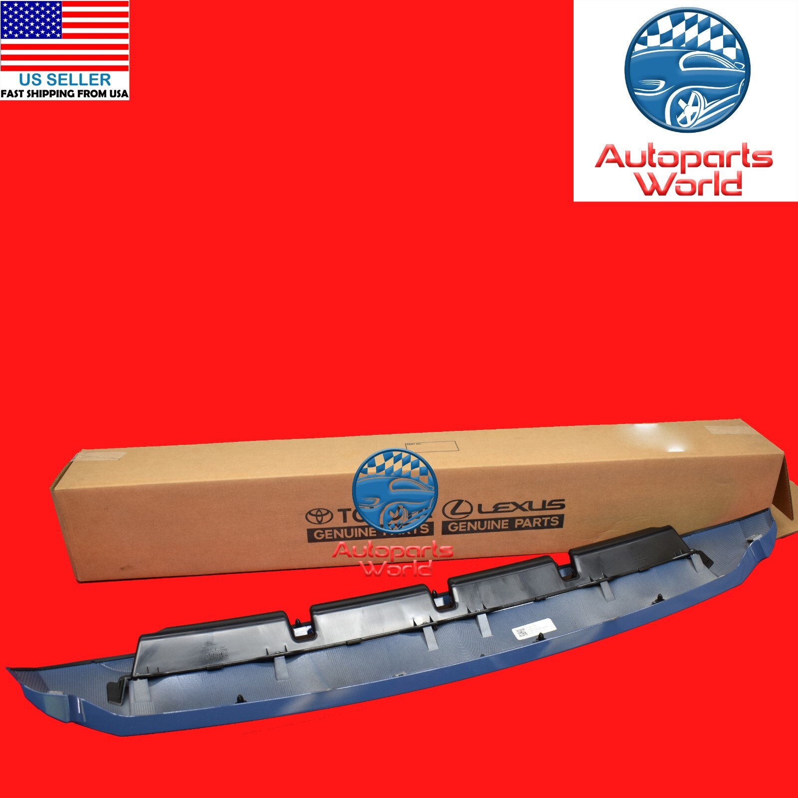 GENUINE TOYOTA 14-21 TUNDRA TRD CAVALRY BLUE 8W2 HOOD BULGE SCOOP 76180 ...