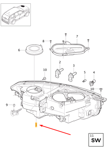 VOLVO XC90 MK2 avant Droit Phares LHD 31353142 Neuf Original | eBay
