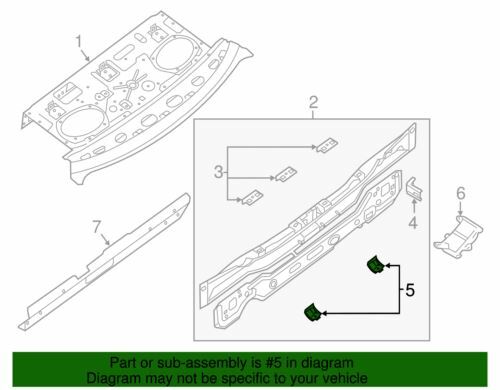Genuine Nissan 2013-2019 Sentra SR Turbo SL Bumper Side Bracket Rear ...