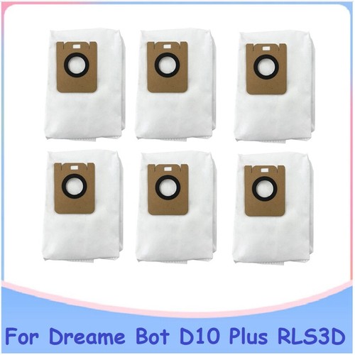 2X(6Pcs Dust Bags for Bot D10 Plus RLS3D Vacuum Cleaner Garbage Dust ...