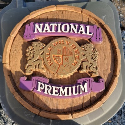 Vintage National Premium Pale Dry Beer Sign Carling National | eBay
