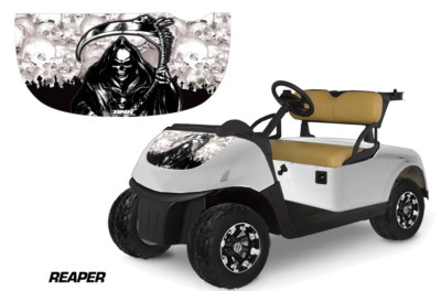 Golf Cart Hood Graphics Kit Decal Sticker Wrap For E-Z-Go Freedom RXV ...