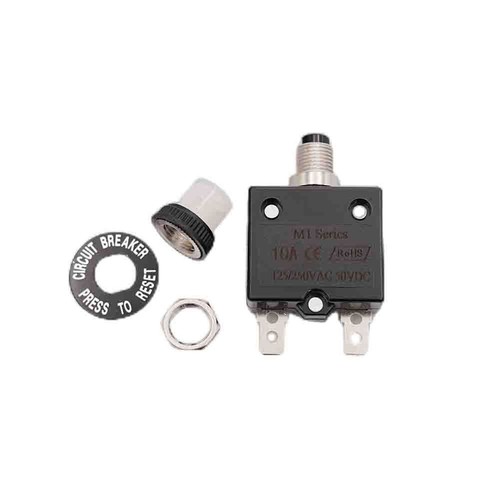 universal 3-20 Amp Push Button Thermal Circuit Breaker 12-50V DC 125 ...