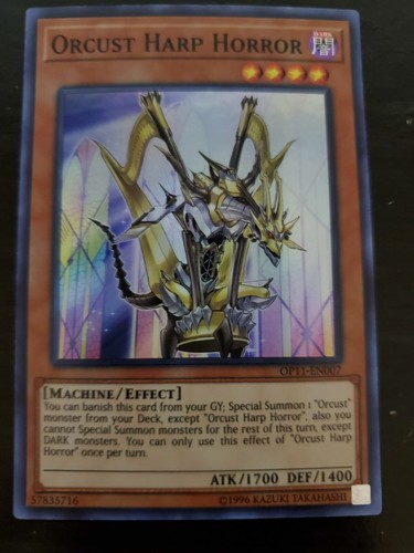 ORCUST HARP HORROR *** SUPER RARE MINT/NM OP11-EN007 YUGIOH! | eBay
