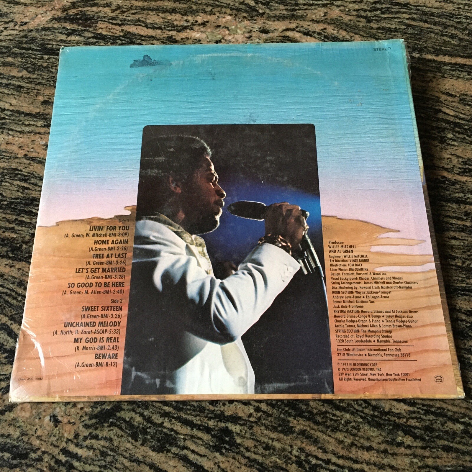 AL GREEN-LIVIN FOR YOU/LP/1973 ASHL-32082 ORIGINAL FACTORY SEALED | eBay
