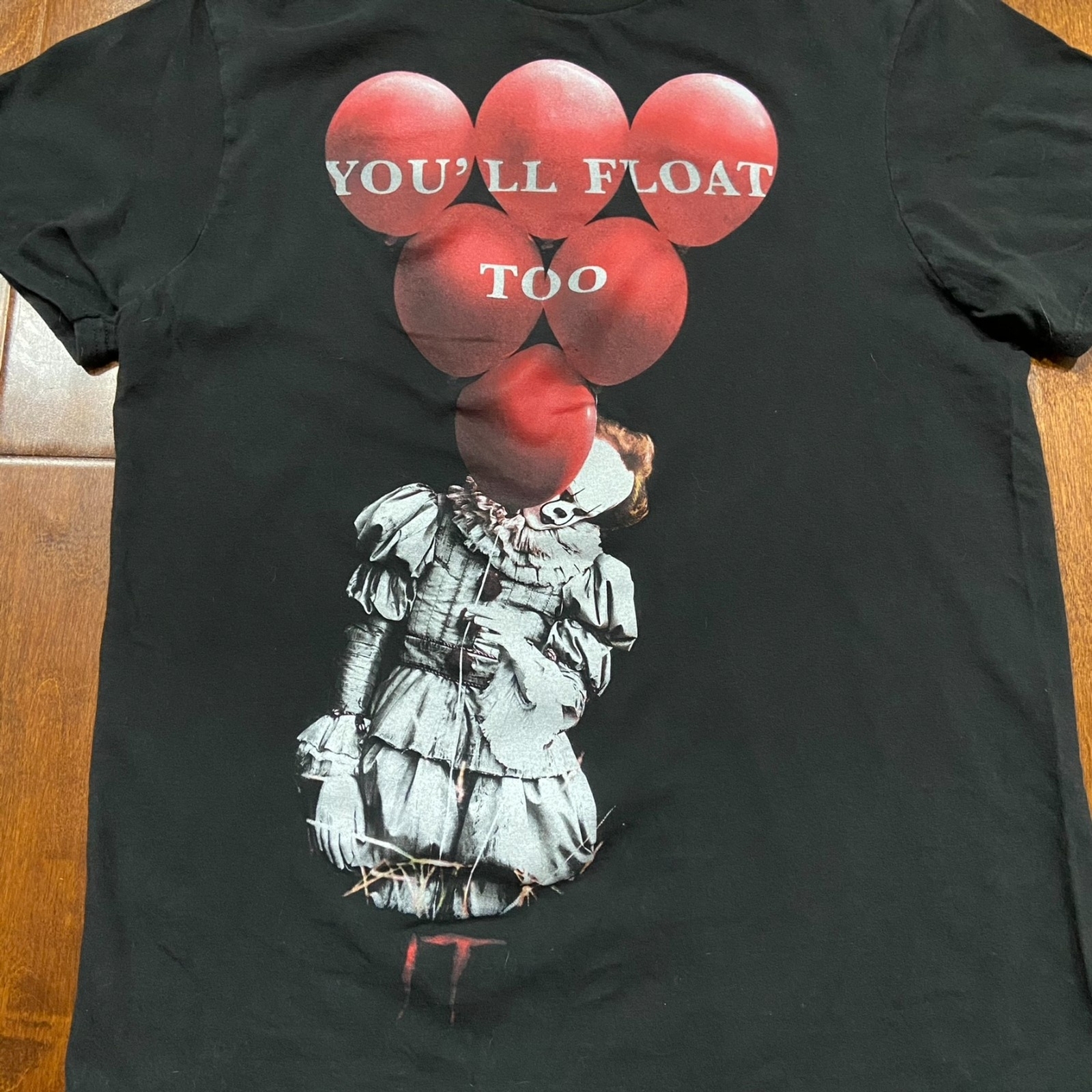 IT Horror Movie Pennywise You'll Float Too Black Red … - Gem