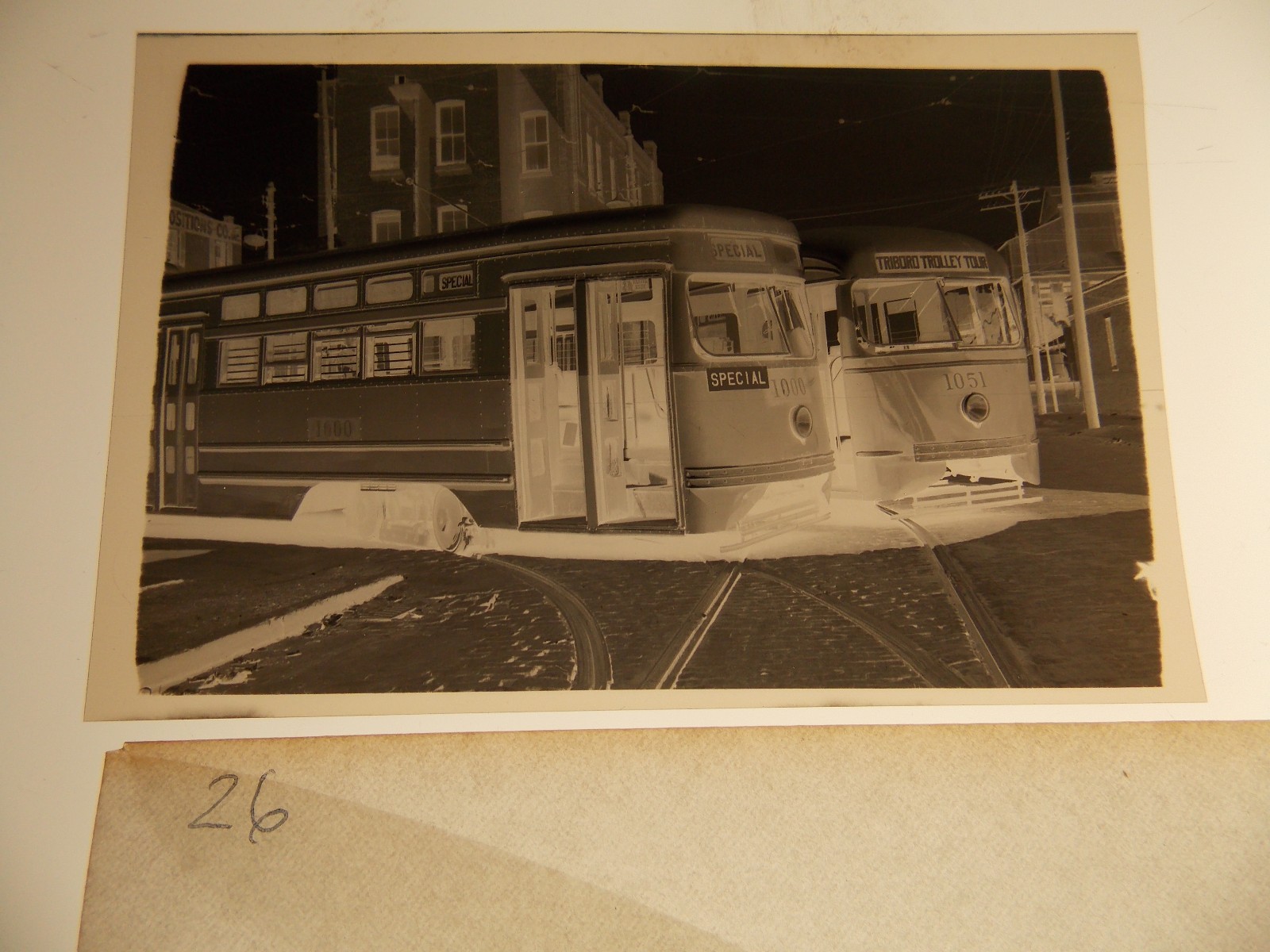 5 1940s Original Brooklyn Trolley Photo Negative Subway New York City ...