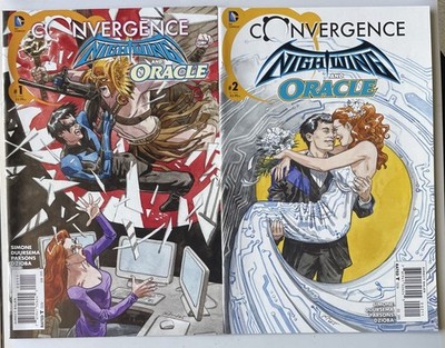 Convergence Nightwing & Oracle #1 #2 KEY Marriage Dick Grayson ...