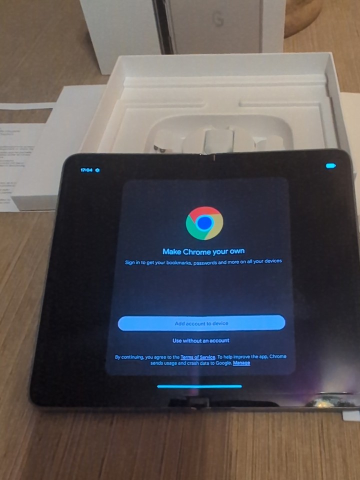 Google Pixel Fold G9FPL 256GB Unlocked Obsidian - UK Model - Faulty ...