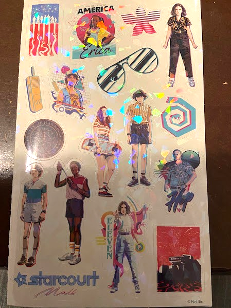 Stranger Things - Sticker Sheet Set - 34 Stickers-Double-Sided ...