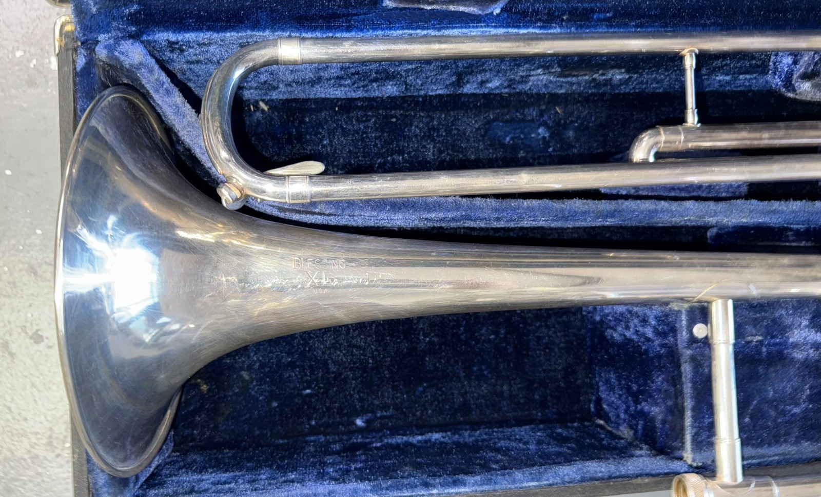 Blessing XL USA Silver 3 Valve Trombone | eBay