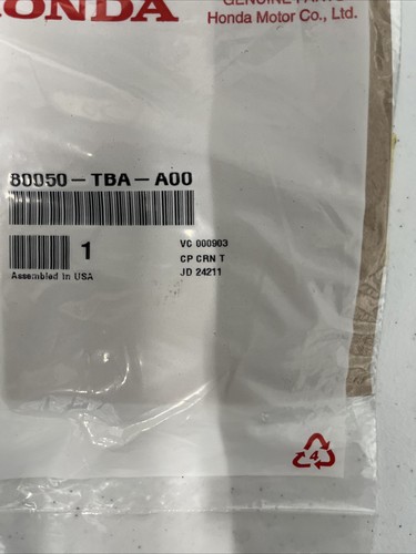 Genuine Honda AC Label 80050-TBA-A00 | eBay