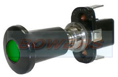 GREEN ILLUMINATED 12V VOLT 10A ON/OFF LONG PUSH/PULL SWITCH 0-597-14 | eBay