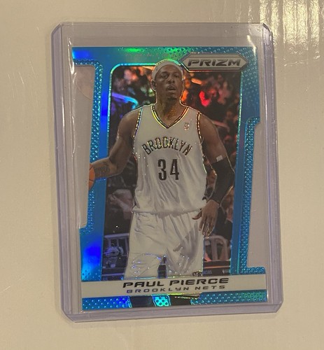 2013-14 Panini Prizm Prizms Light Blue Die Cut #55 Paul Pierce Card ...