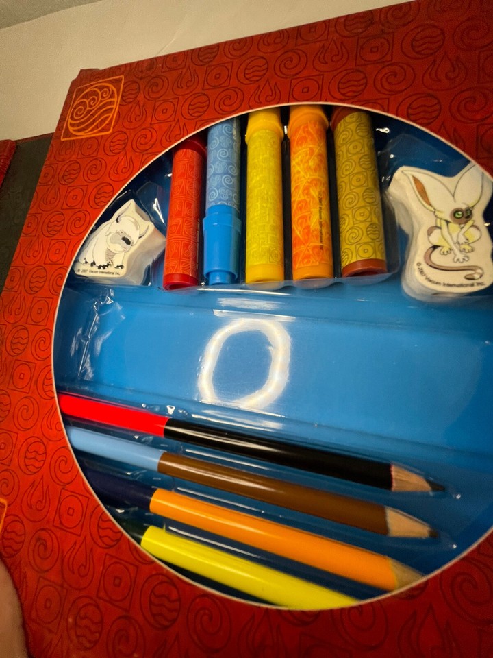 Avatar The Last Airbender AtLA Drawing Book and Kit (Missing Stickers ...