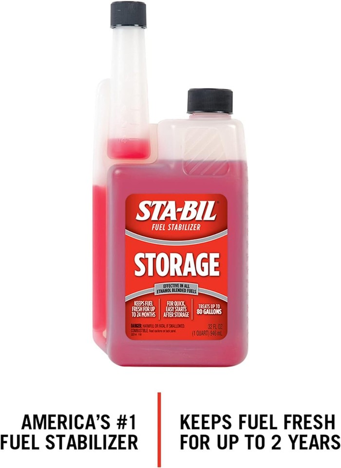 Storage Fuel Stabilizer Winter Gas Tank Treatment Motorcycle Bike Car ...
