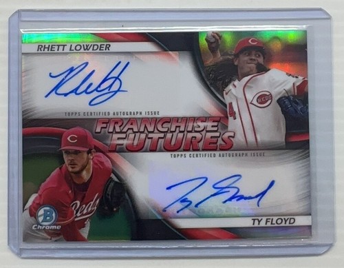 2023 Bowman Chrome Draft Rhett Lowder Ty Floyd Frachise Futures Dual ...