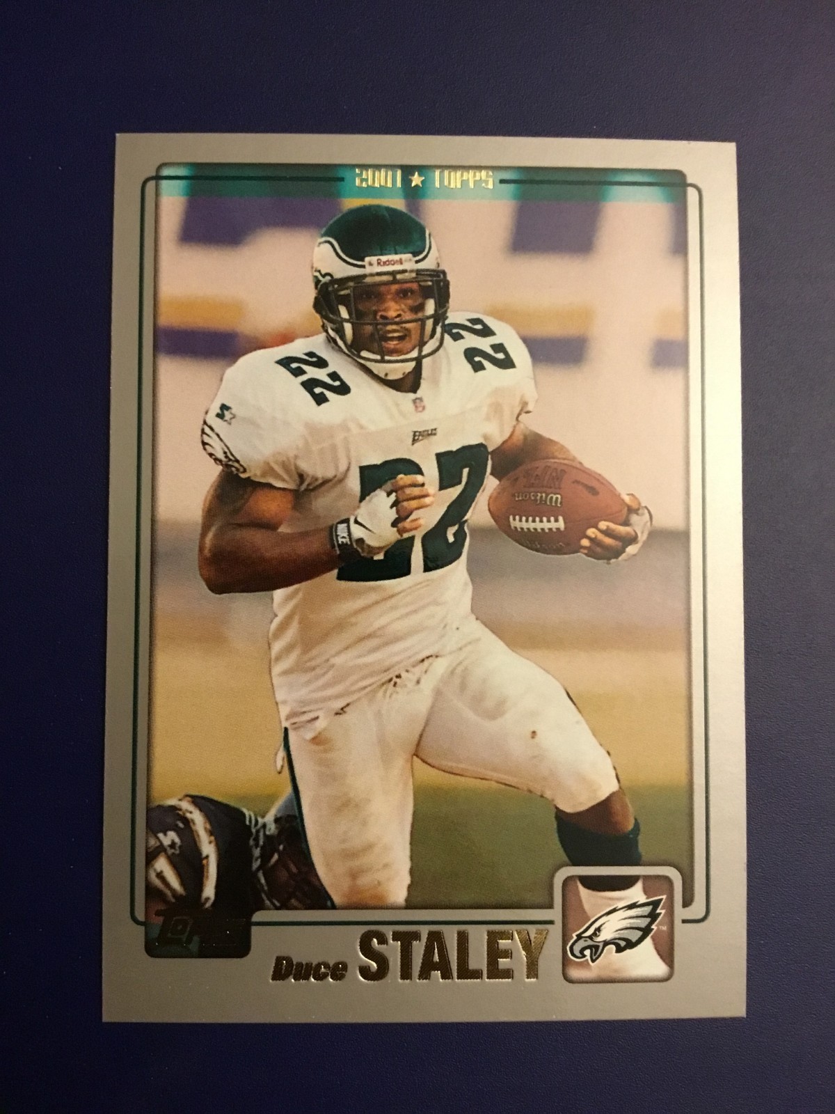 2001 Topps #258 DUCE STALEY Philadelphia Eagles Awesome Card Look ! | eBay