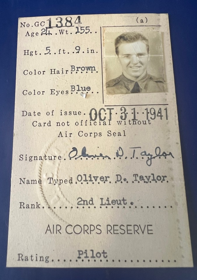 ARMY AIR CORPS RESERVE ID WALLET 1941 | eBay