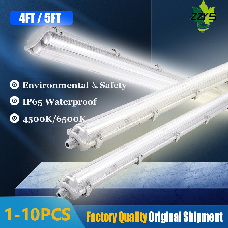 5FT IP65 LED Strip Lights Batten Tube Light Office Shop Garage Ceiling ...