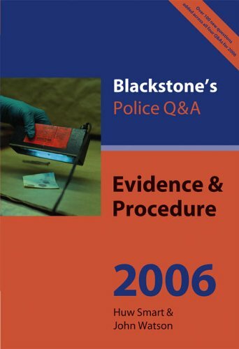 Blackstone's Police Q&A: Evidence & Procedure 2006 By Huw Smart, John Watson 9780199285266 | eBay