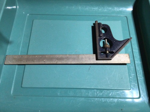 Vintage Stanley No. 122 Combination Square 12” With Scribe And Level ...