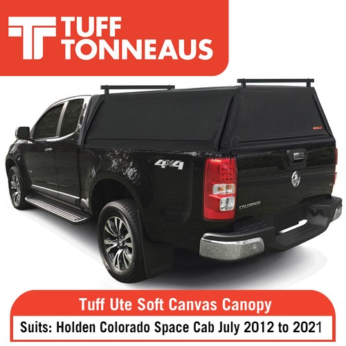 TUFF Ute Soft Canvas Canopy for Holden Colorado Space Cab (July 2012 ...