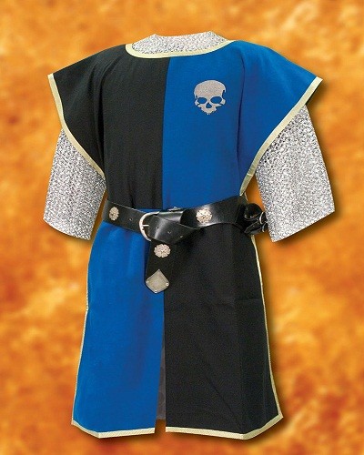 MEDIEVAL KNIGHT Tunic Black,Yellow Surcoat Crusader Sleeveless ...