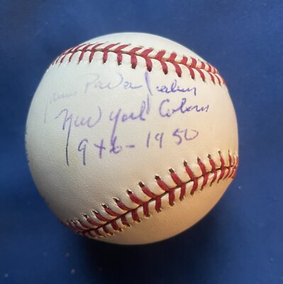 James Pee Wee Jenkins autographed STAT Baseball American league Negro ...