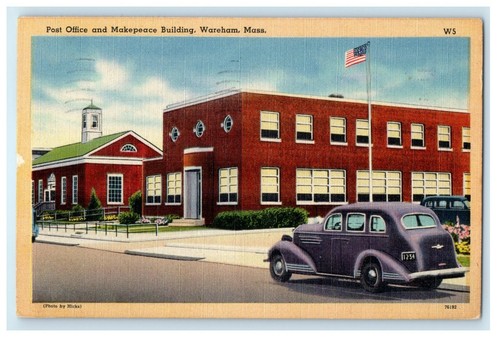 19147 Post Office And Makepeace Building Car Wareham Massachusetts MA ...