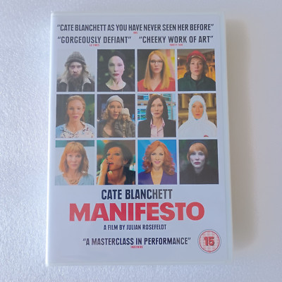 Manifesto (DVD) 2017, Cate Blanchett, Ruby Bustamante - Brand New ...