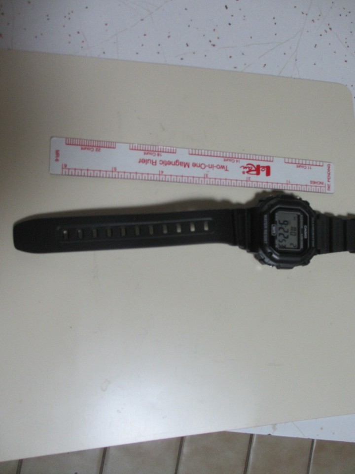 stop watch night LIGHT E Casio 3224 F108WH WR Illuminator Alarm Chrono ...