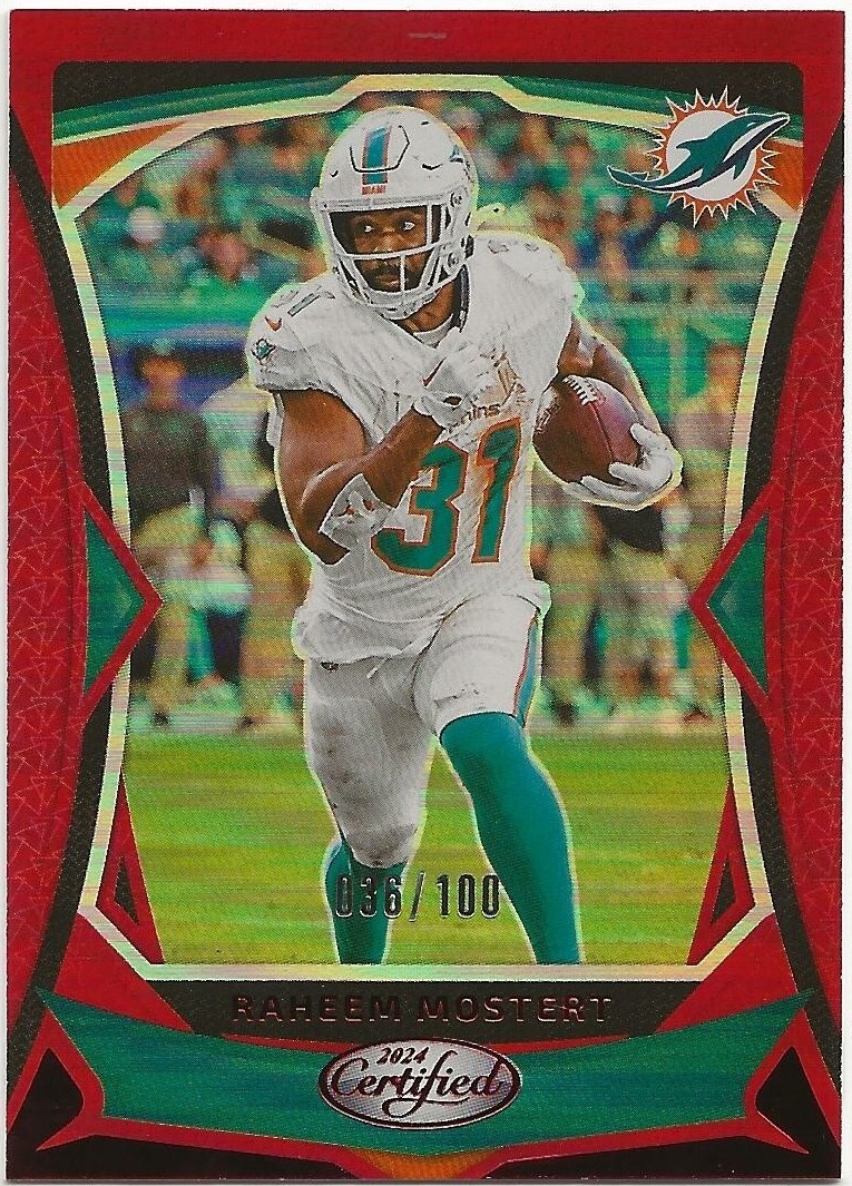 2024 Panini Certified - Raheem Mostert #83 Red Mirror /100 for sale ...