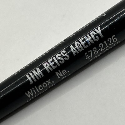 VTG Ballpoint Pen JIM REISS AGENCY Wilcox Hildreth NE Nebraska | eBay