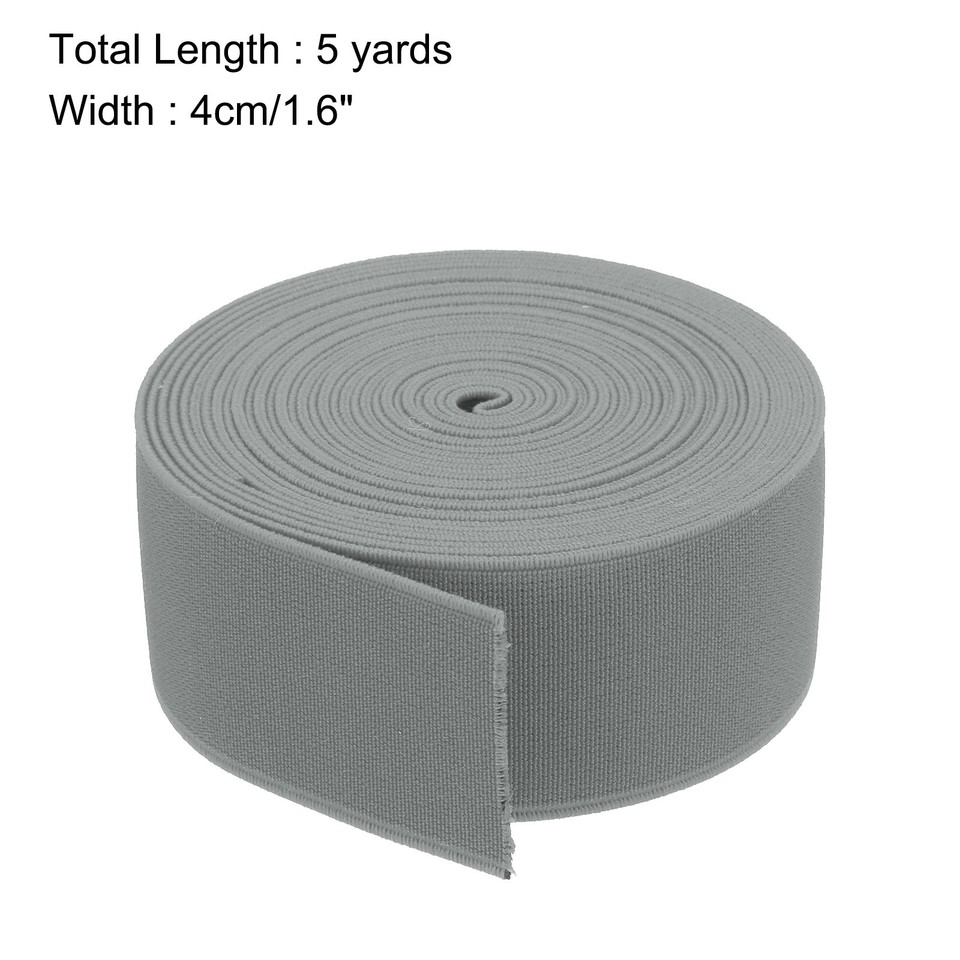 Elastic Bands for Sewing 4cm 5 Yard Light Grey Knit Elastic Spool | eBay