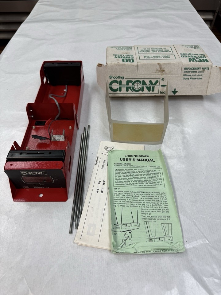 Chrony Delta Model F-1 Chronograph - Velocity Measuring Machine Only | eBay
