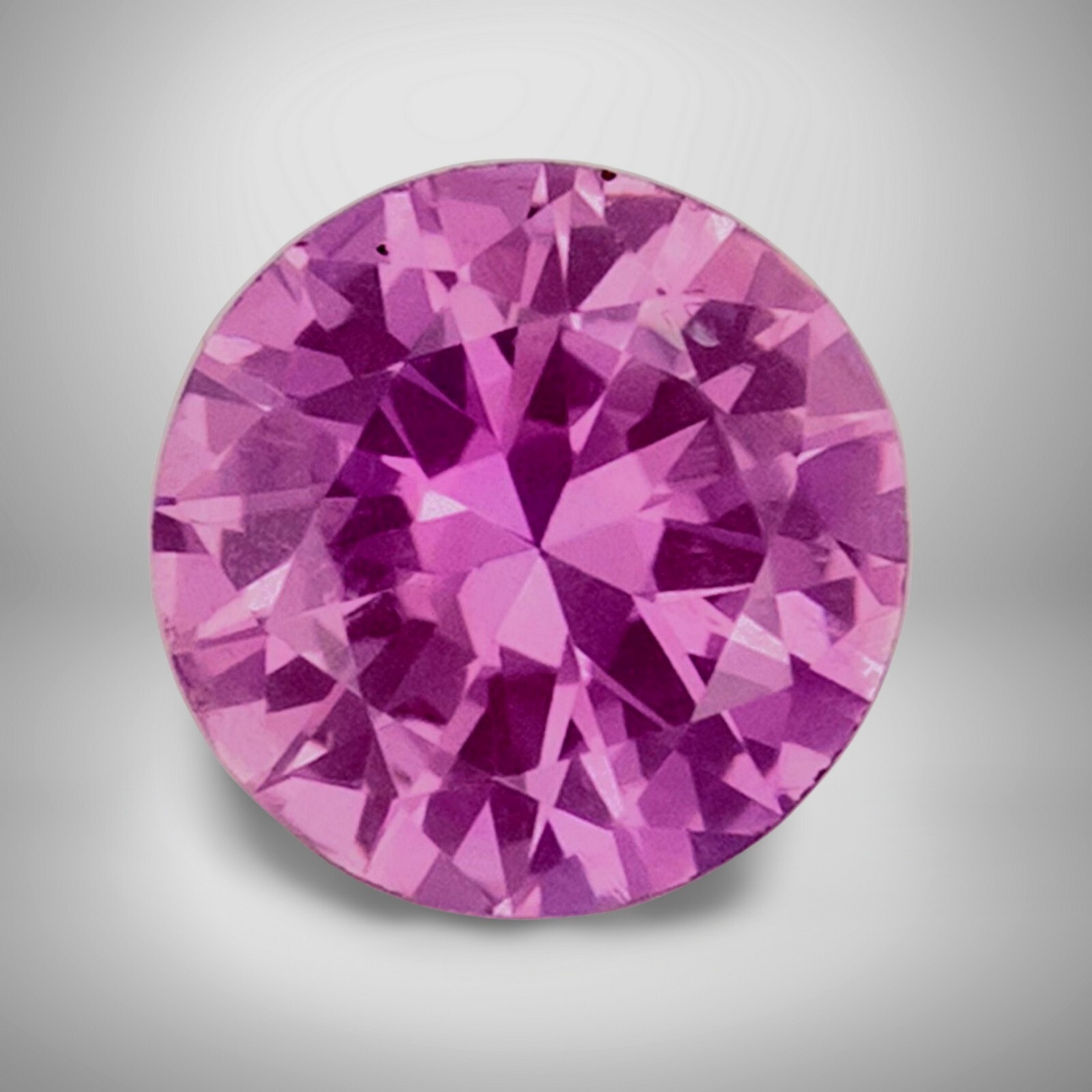 Pink Sapphire Round Cut Gemstone 2.1 Cts - 9 mm Lustrous Loose Gem | eBay