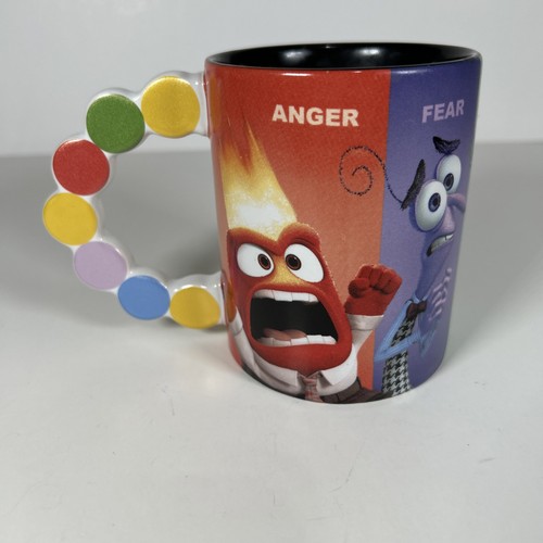 Disney Parks Pixar "Inside Out" Ceramic Coffee Mug Cup Anger Fear ...