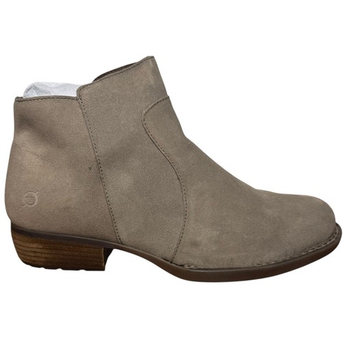 Born Rani Boot Women 10M Beige Brown Zip Closure Waterproof Leather ...