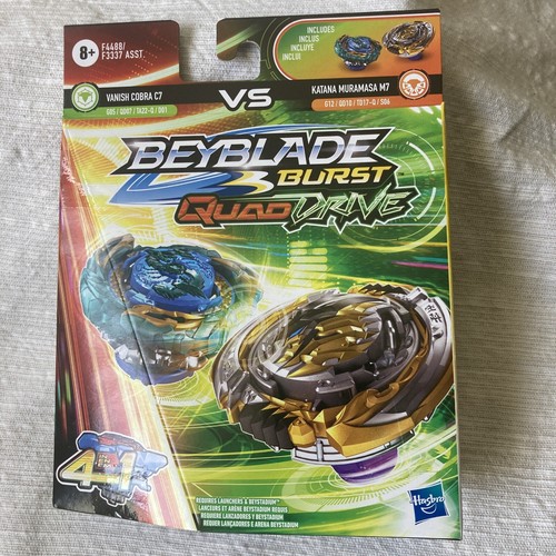 2022 Beyblade Burst QuadDrive - Katana Muramasa M7 vs Vanish Cobra C7 ...